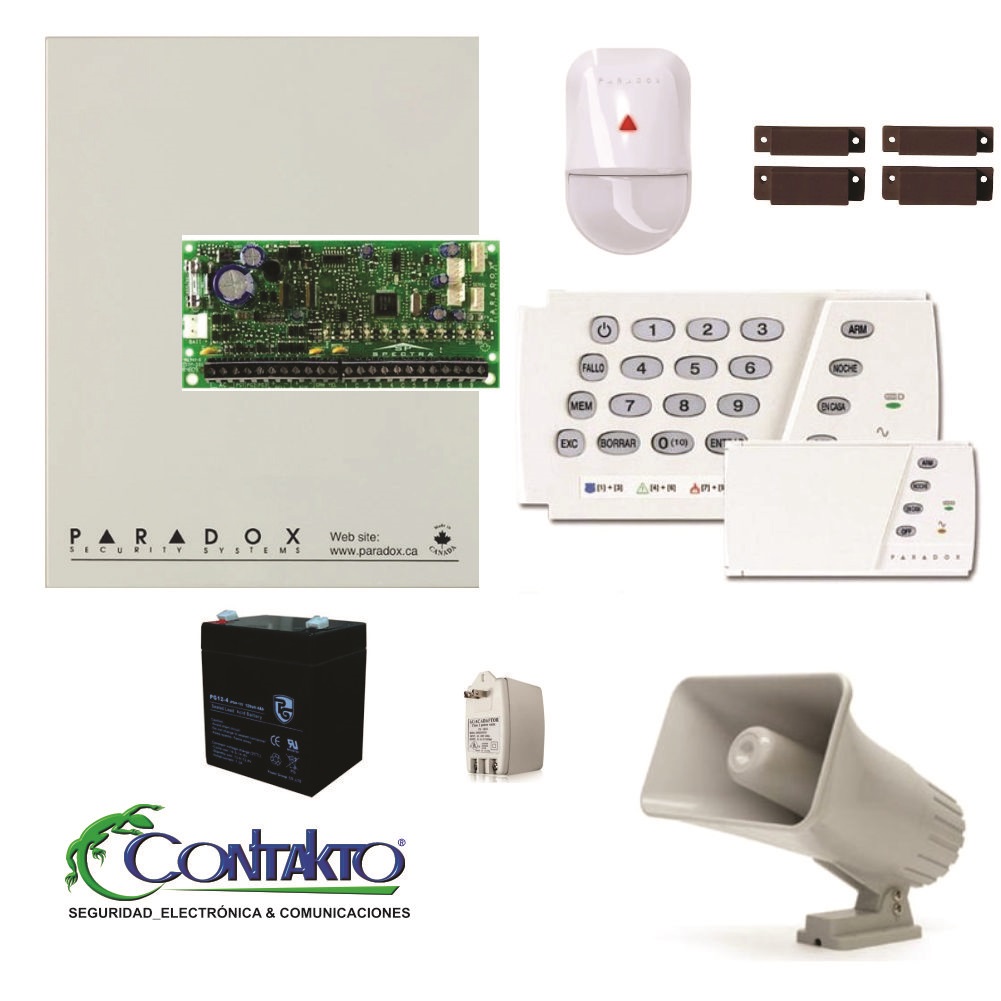 PANEL DE ALARMA Marca PARADOX Modelo SP4000 | ARMATEK