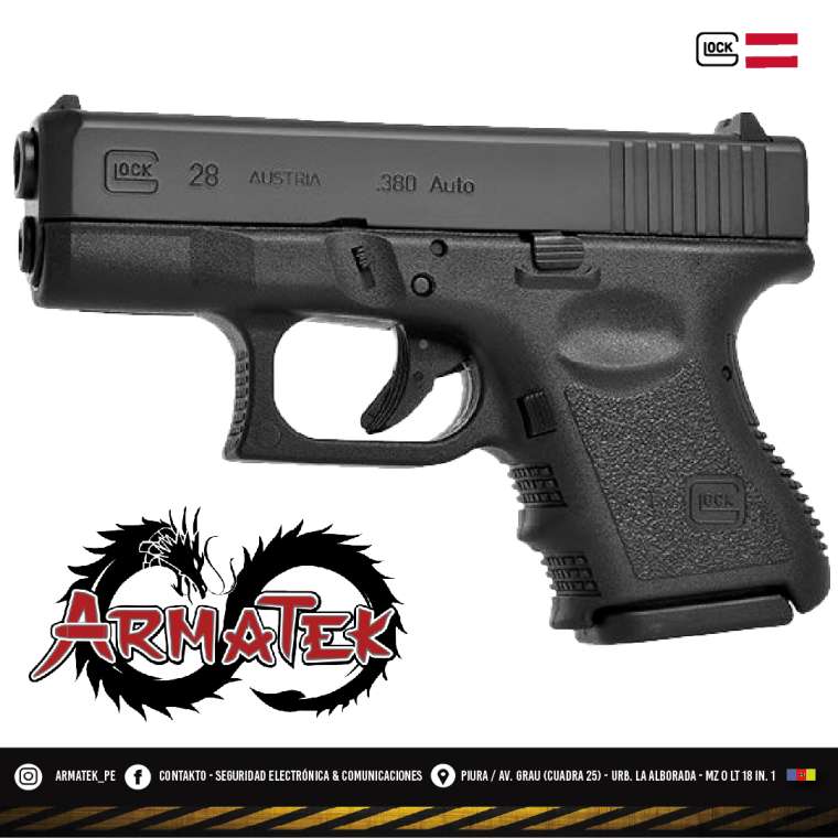GLOCK - 28 COMPACTA - PISTOLA | ARMATEK